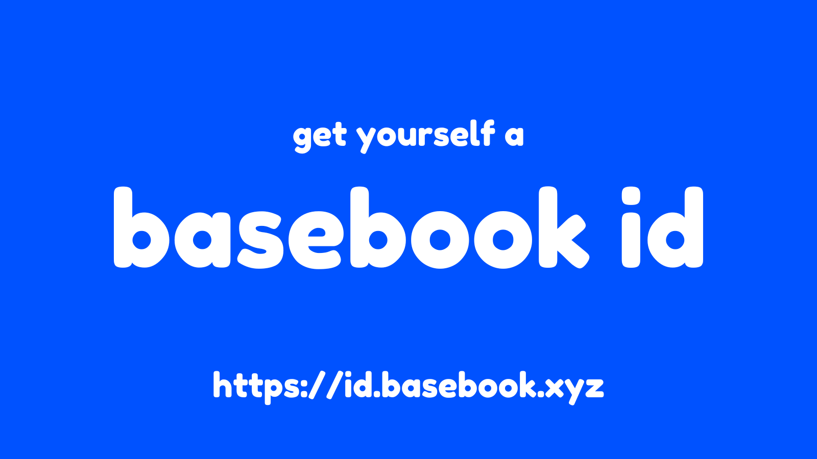 Basebook ID - Web3 Social Username On Base